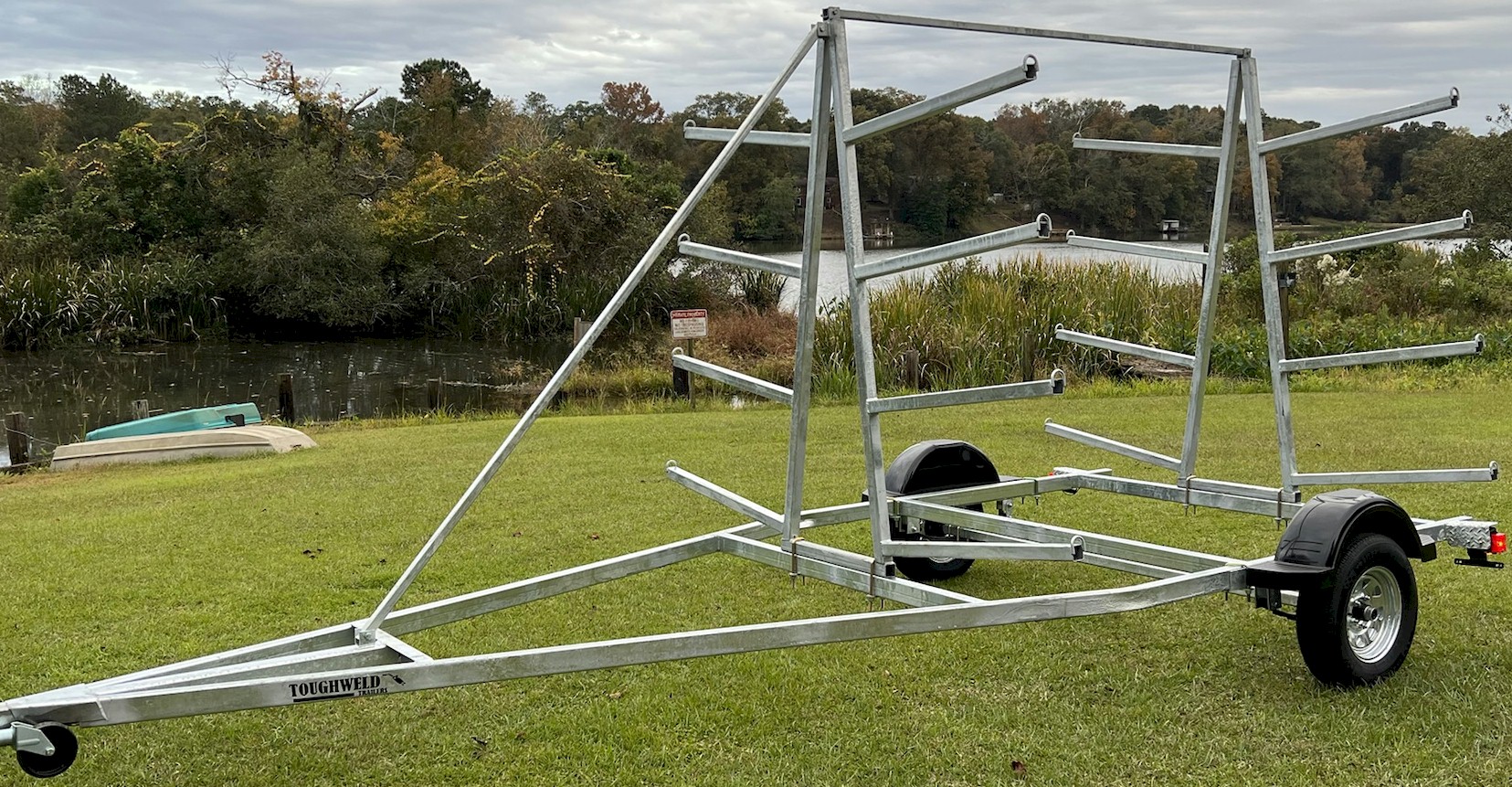 Tough Weld 8 Place Canoe Trailer