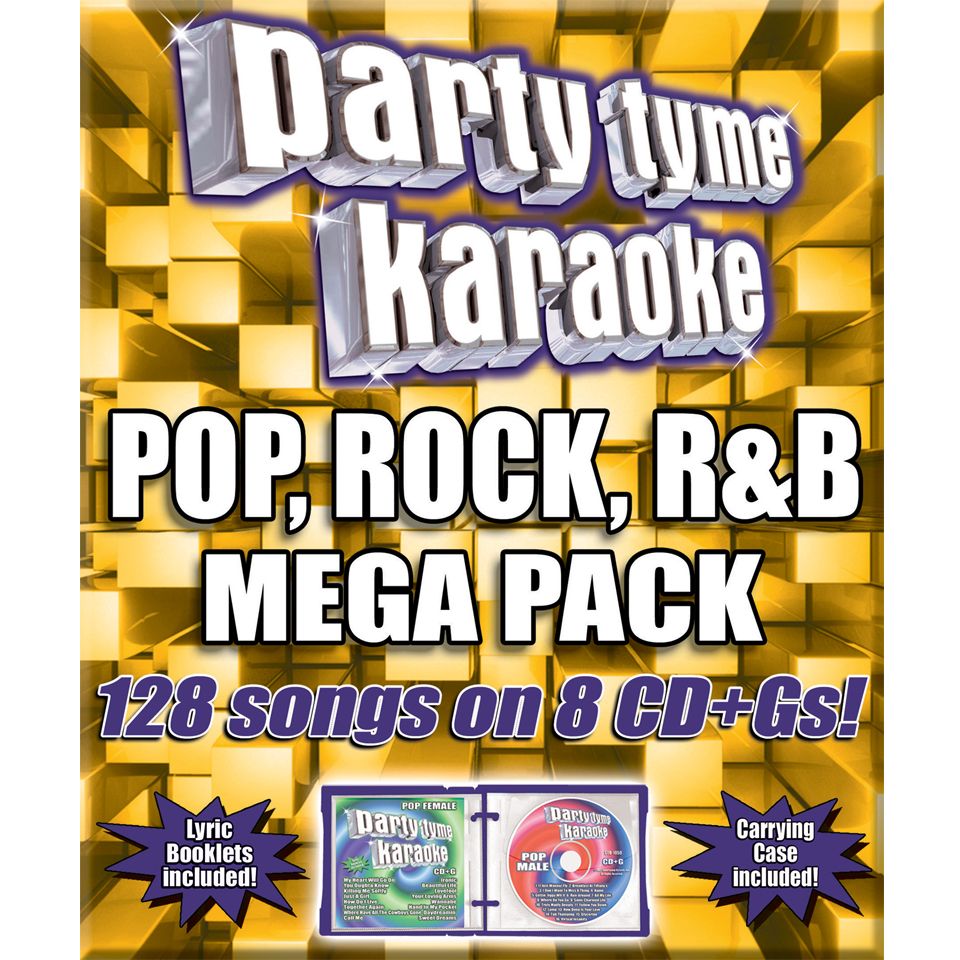 Party Tyme Karaoke CDG SYB4427 - Pop, Rock, R&B Mega Pack