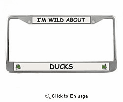 Duck License Plate Frame, License Plate Frames, Duck Gifts | Animalden.com