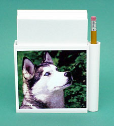 Siberian Husky Note Holders & Siberian Husky Memo Holders at AnimalDen