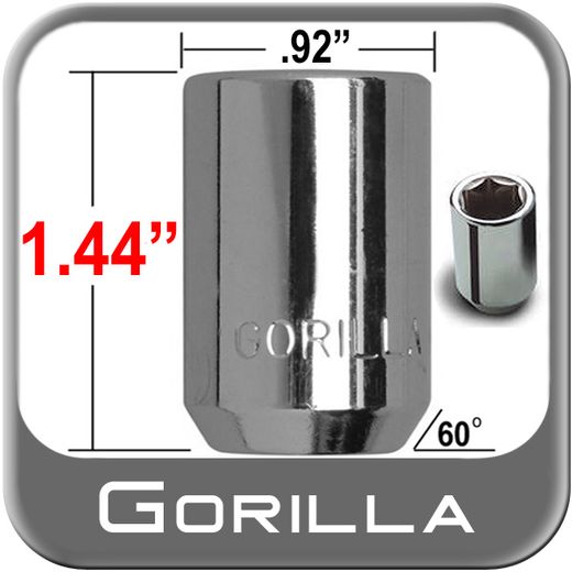 Gorilla® 9/16" x 18 Hex Socket Lug Nuts from Brandsport Auto Parts (#26098)