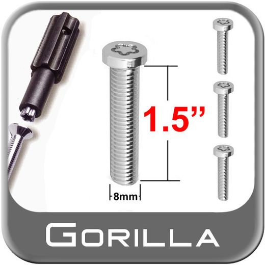 Gorilla® Chrome Wheel Cover Locks from Brandsport Auto Parts (#781-S)