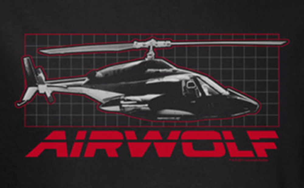 Airwolf Grid Shirts - Airwolf T-shirts