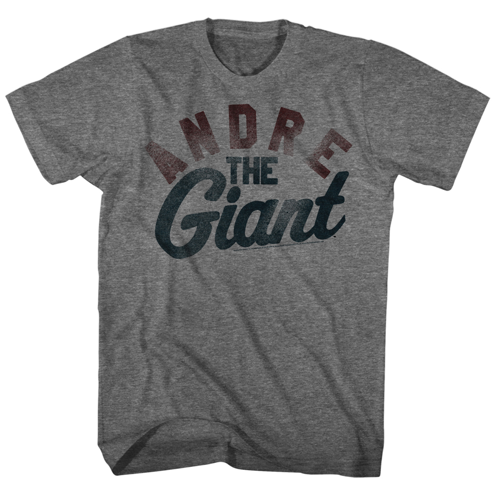 Andre The Giant Shirt Logo Dark Grey T-Shirt - Andre The Giant Shirts