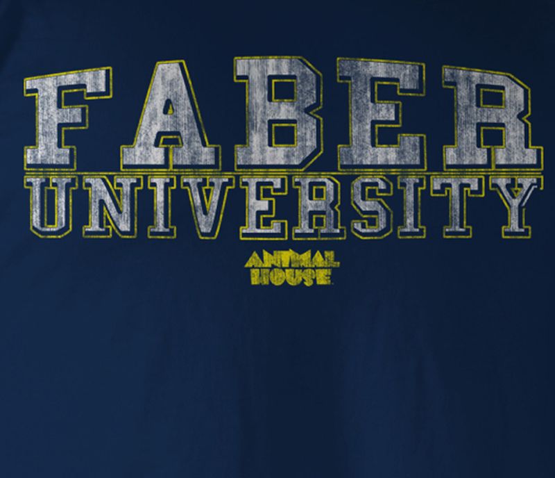 Animal House Shirt Faber University Germans Navy Tee Shirt - Animal ...