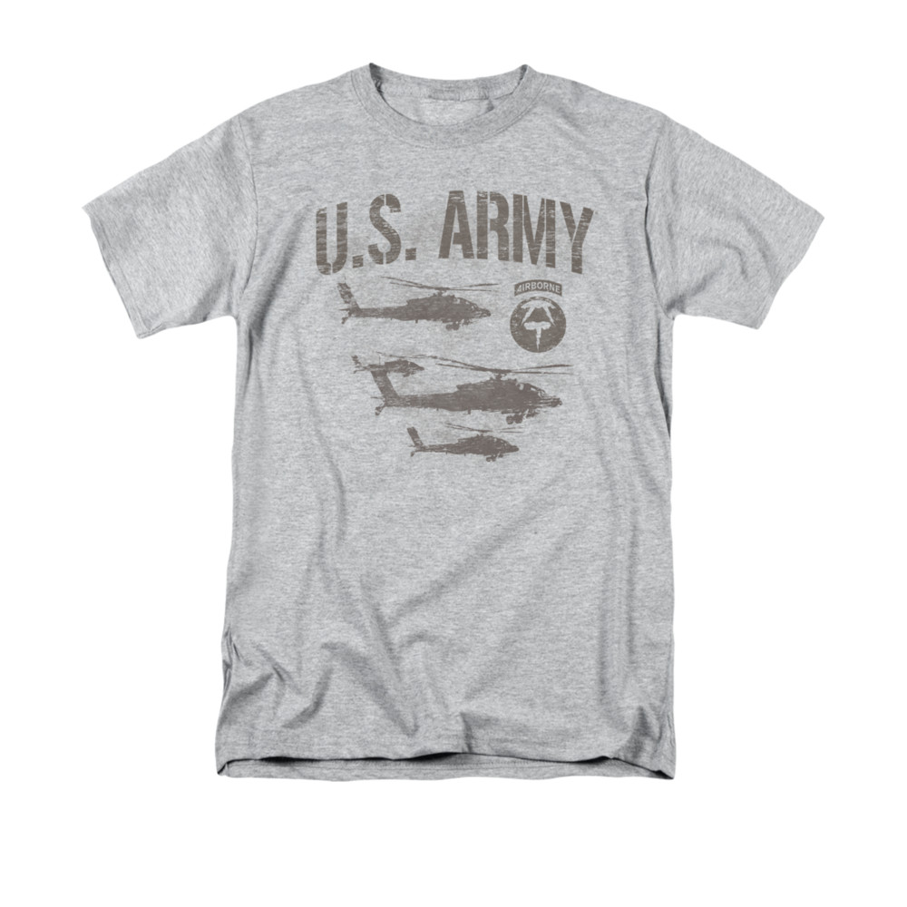Army Shirt Airborne Athletic Heather T-Shirt - Army Airborne Military ...