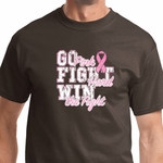 Breast Cancer Awareness Go Fight Win Mens Tri Blend Crewneck Shirt - Go ...