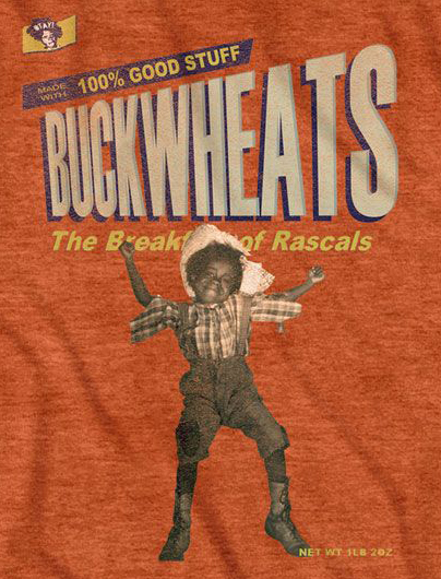 Buckwheat - Little Rascals BUCKWHEATS Cereal Tee T-Shirt - Orange ...
