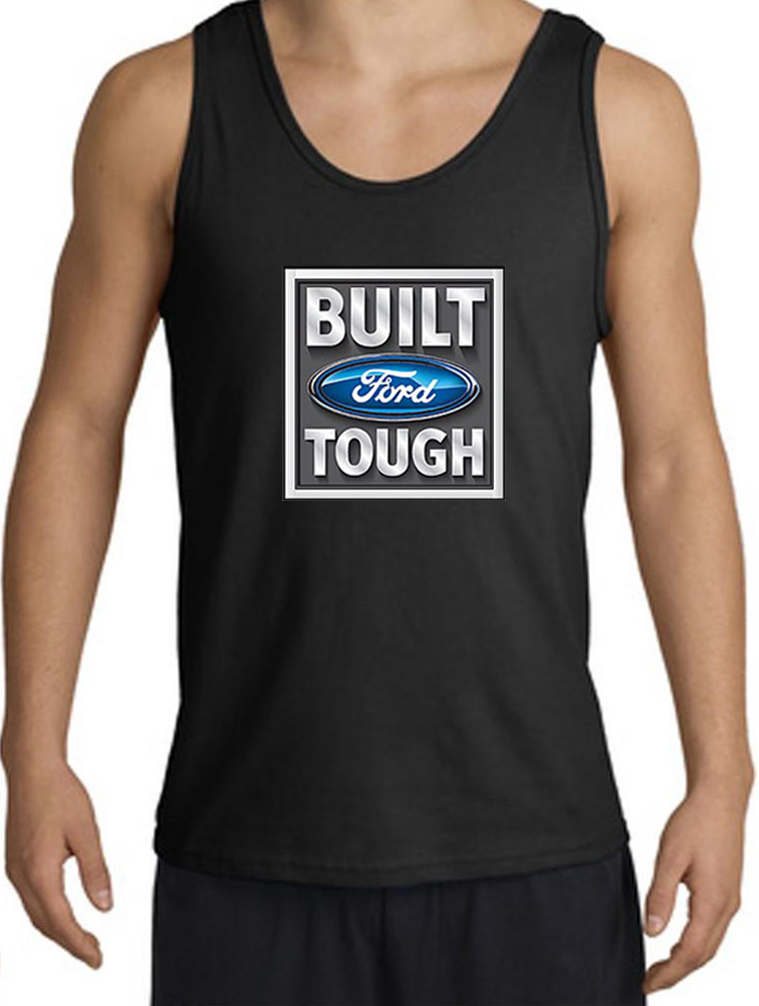 Built Ford Tough Tanktop Logo Mens Black Tank Top - Built Ford Tough ...
