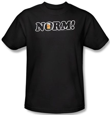 Cheers Norm T-shirt - Black - Cheers Norm! Shirts