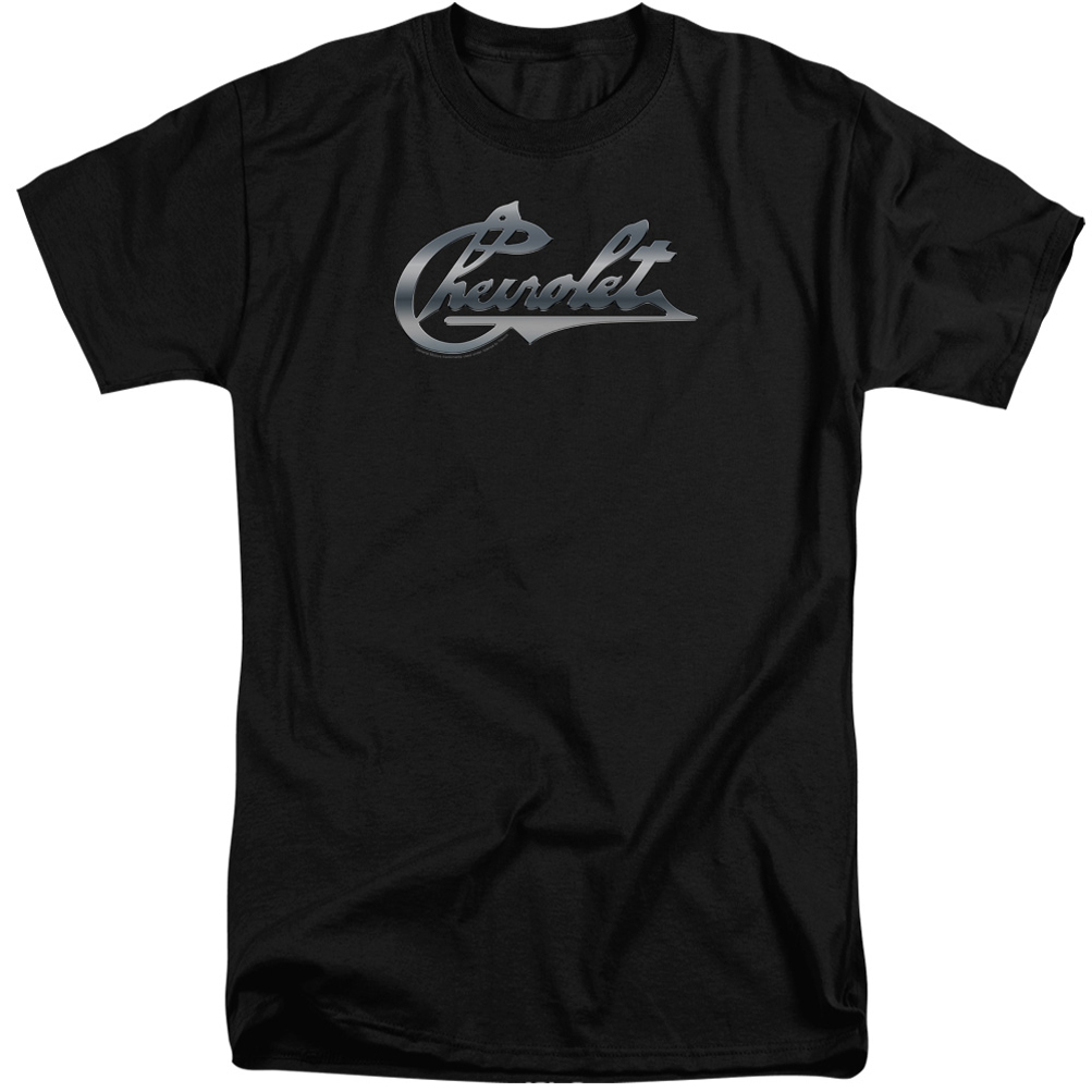 Chevy Shirt Chevrolet Script Tall Black T-Shirt - Chevy Chevrolet ...