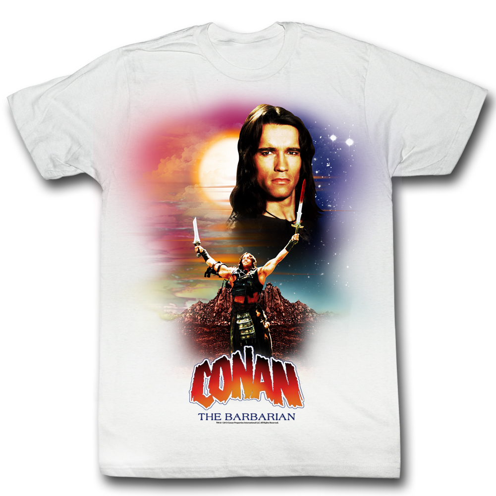 Conan the Barbarian Shirt Gladiator White T-Shirt - Conan the Barbarian ...