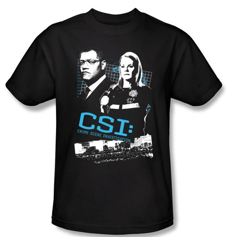 CSI Shirt Investigate This Kids Youth Black Tee - CSI: Crime Scene ...