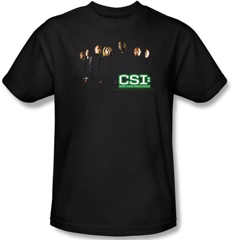 CSI Shirt Shadow Cast Kids Youth Black Tee - CSI: Crime Scene ...