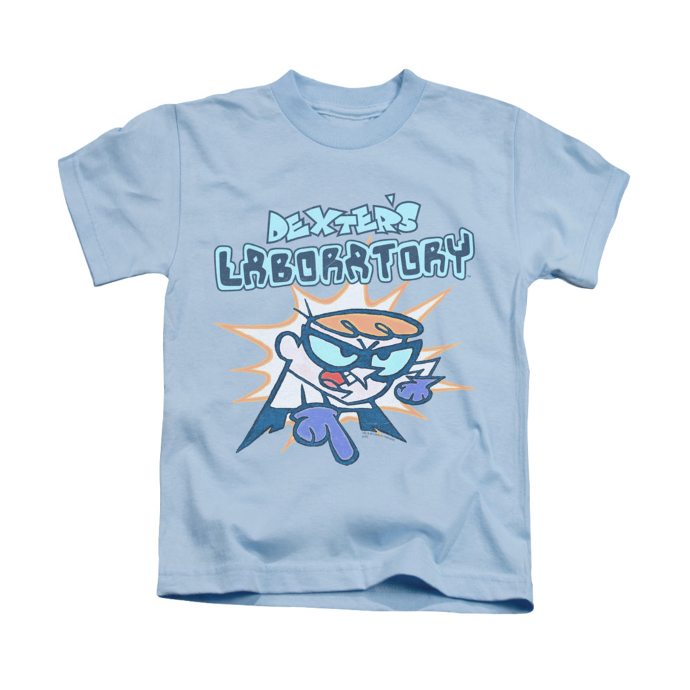 Dexter's Laboratory Shirt Kids What Do You Want Light Blue Youth Tee T ...