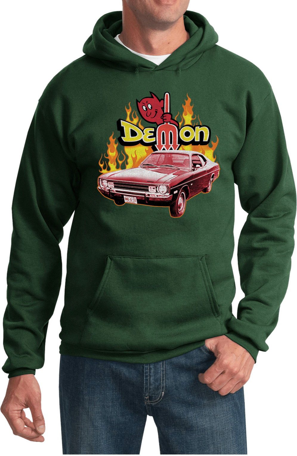 Dodge Demon Hoodie - Dodge Demon Mens Shirts