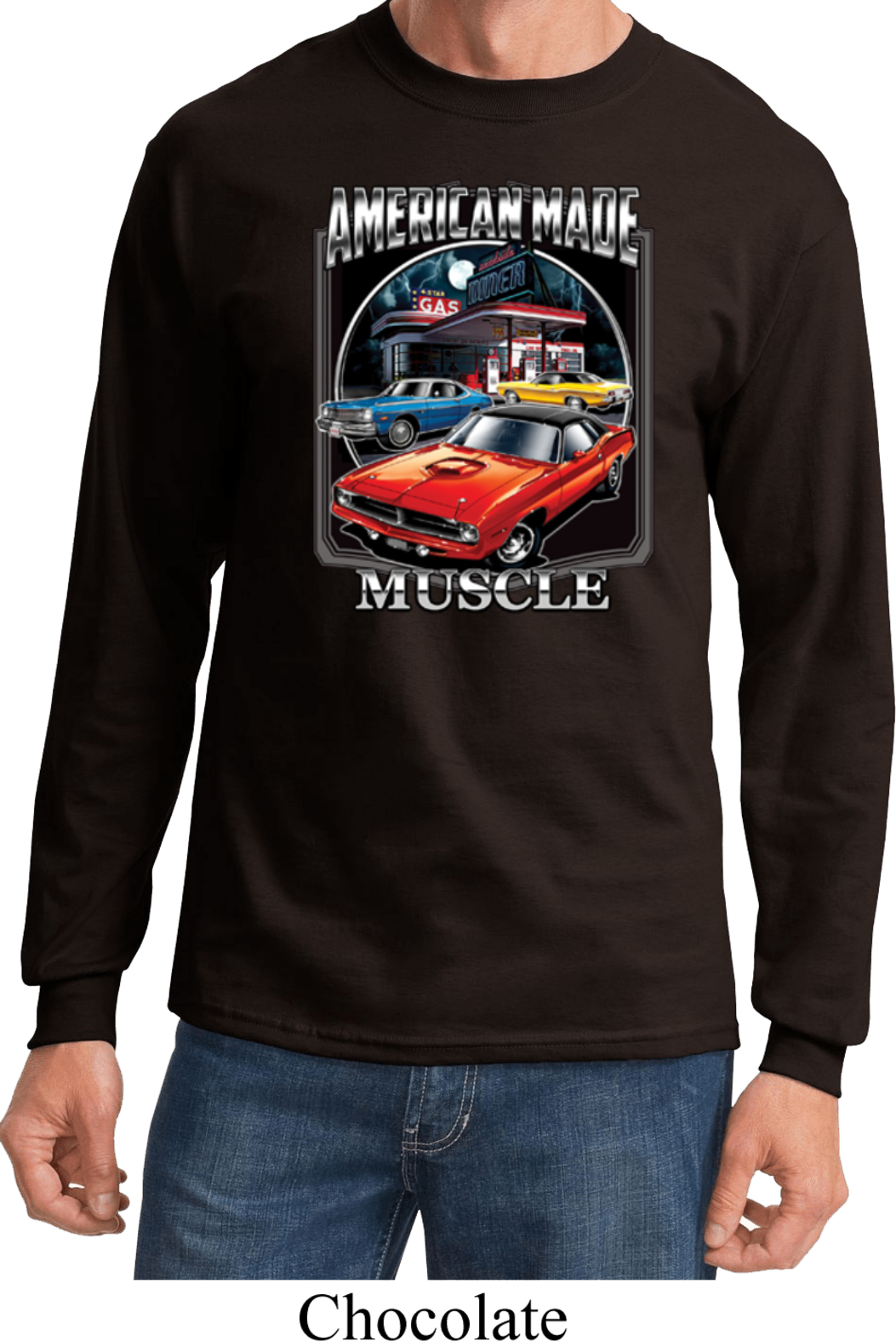 Dodge Shirt Chrysler American Made Long Sleeve Tee T-Shirt - Chrysler ...
