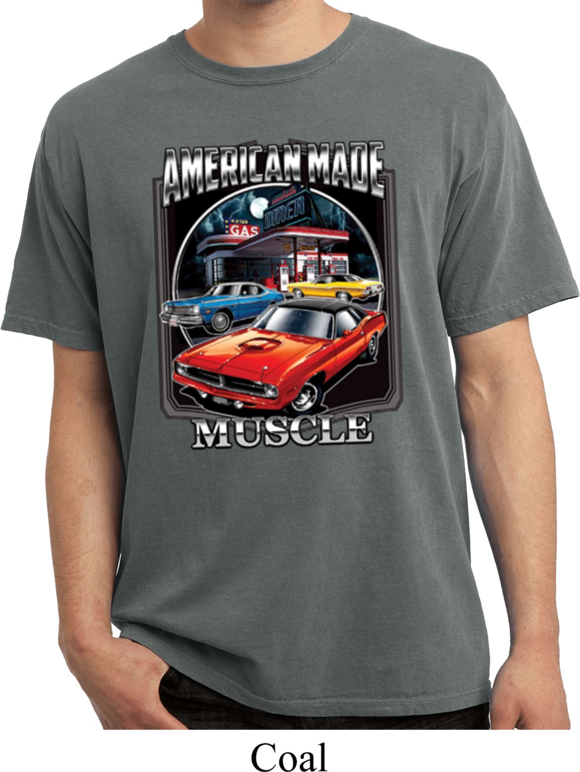 Dodge Shirt Chrysler American Made Pigment Dyed Tee T-Shirt - Chrysler ...
