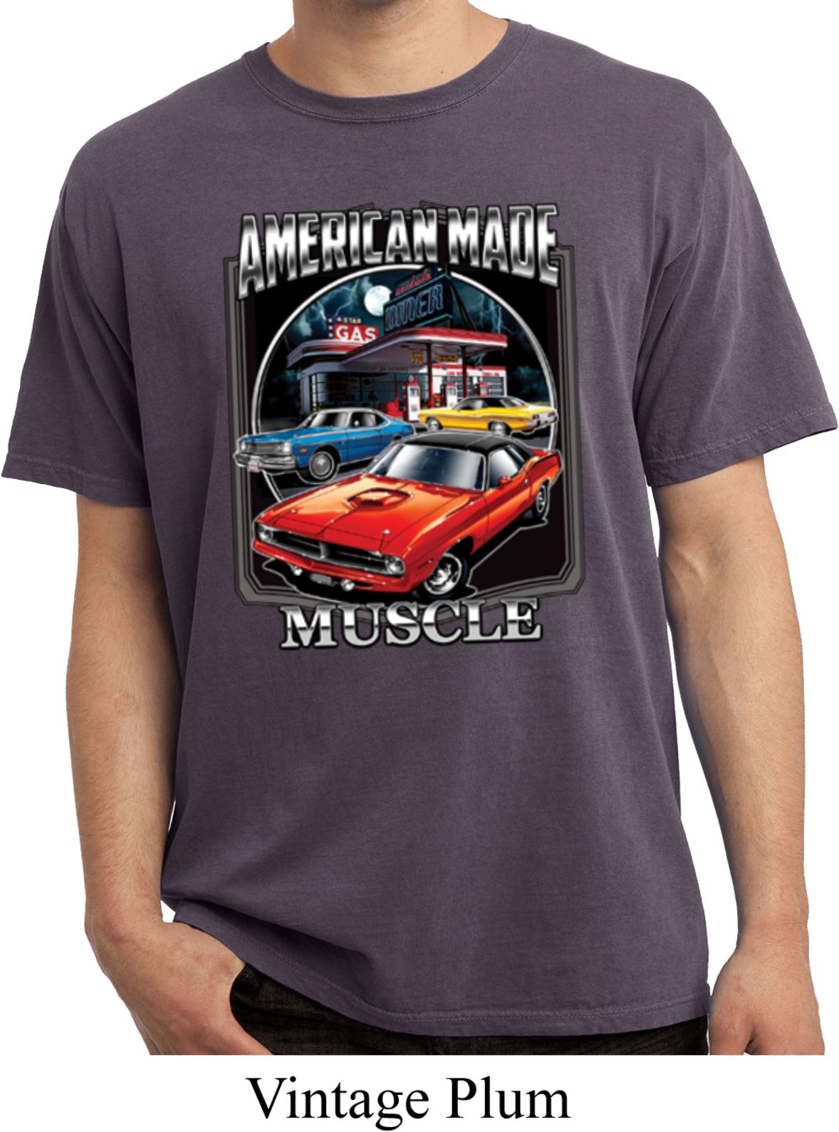 Dodge Shirt Chrysler American Made Pigment Dyed Tee T-Shirt - Chrysler ...