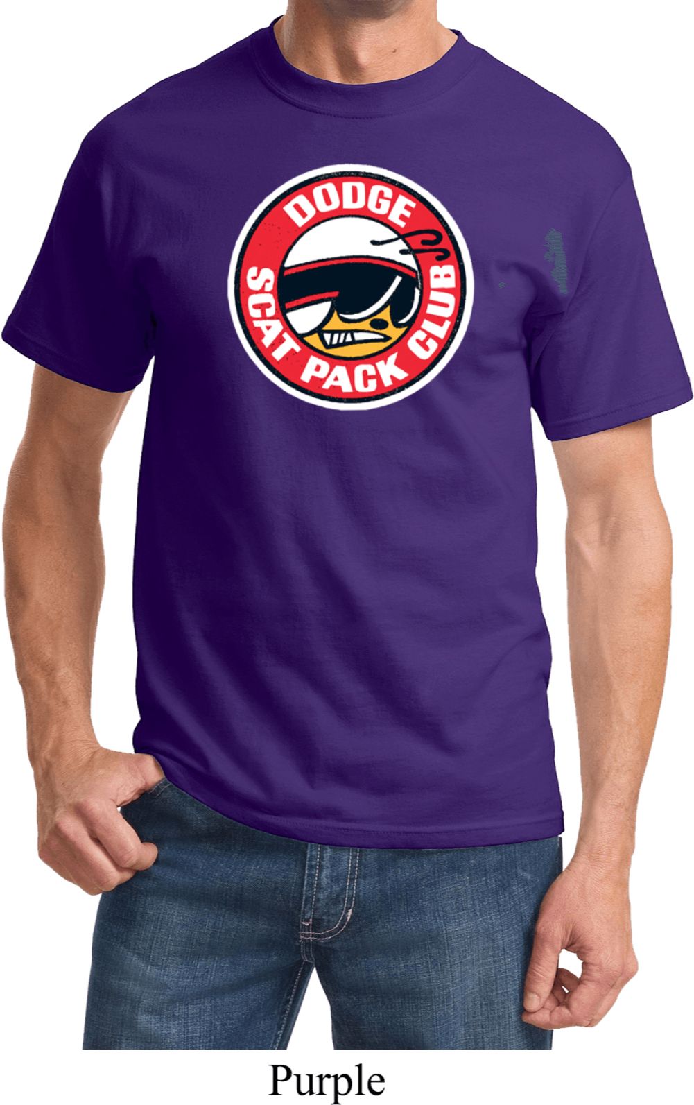 Dodge Shirt Dodge Scat Pack Club Tee T-Shirt - Dodge Scat Pack Club ...