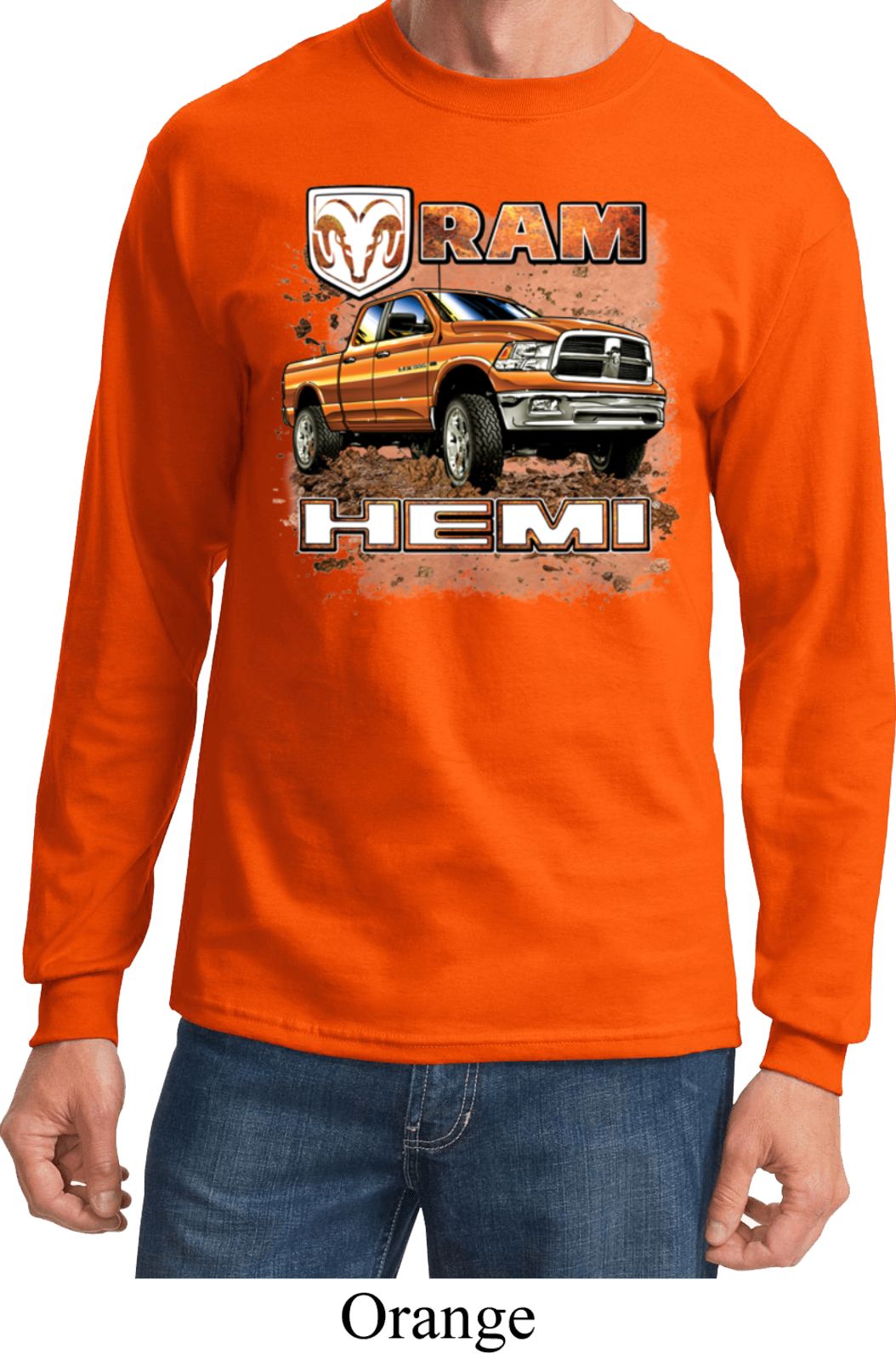 Dodge Shirt Ram Hemi Trucks Long Sleeve Tee T-Shirt - Ram Hemi Trucks ...