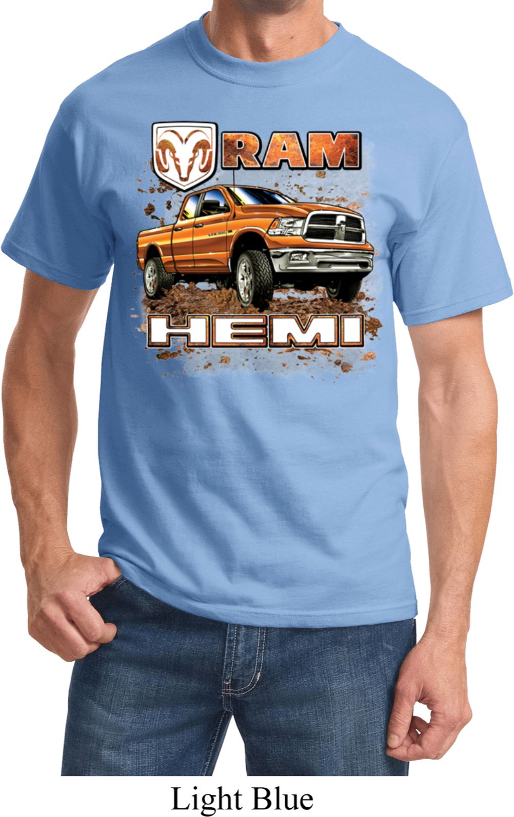 Dodge Shirt Ram Hemi Trucks Tee T-Shirt - Ram Hemi Trucks Mens Dodge Shirts