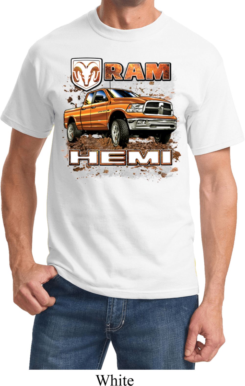 Dodge Shirt Ram Hemi Trucks Tee T-Shirt - Ram Hemi Trucks Mens Dodge Shirts