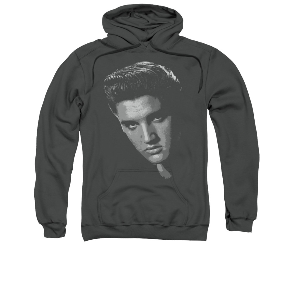 Elvis Presley Hoodie True American Idol Charcoal Sweatshirt Hoody ...