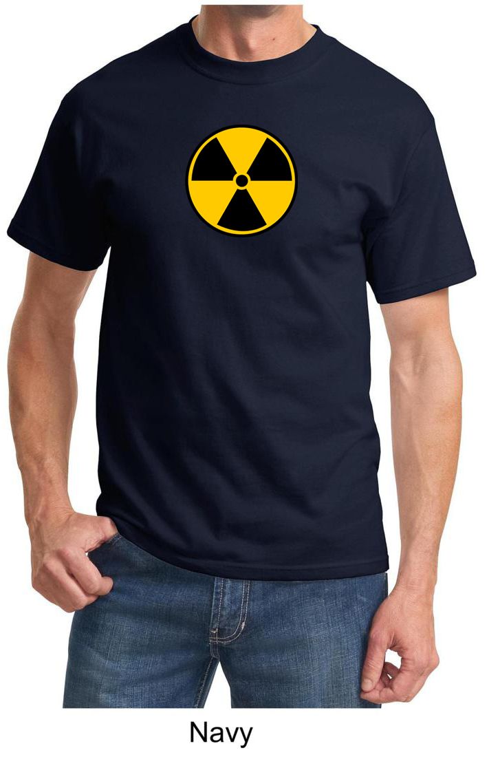 Fallout Shirt Radioactive Radiation Symbol Adult T-shirt - Radiation ...