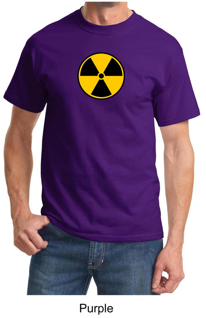 Fallout Shirt Radioactive Radiation Symbol Adult T-shirt - Radiation ...