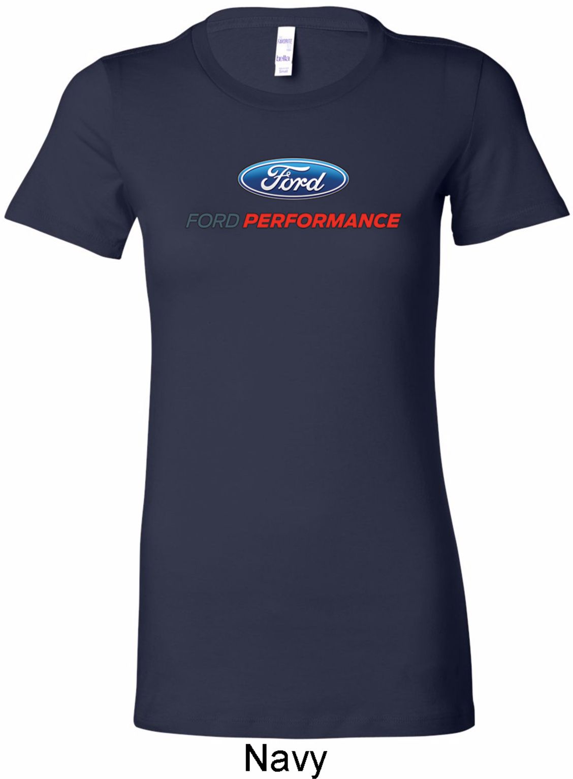 Ford Performance Parts Ladies Longer Length Shirt - Ford Performance ...