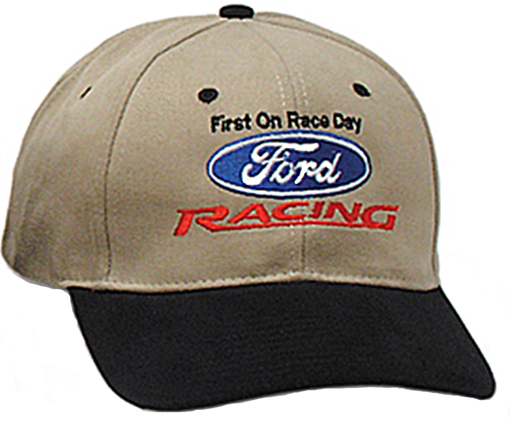 Ford Racing Hat - Two Tone Fine Embroidered Logo Adjustable Cap - Ford ...