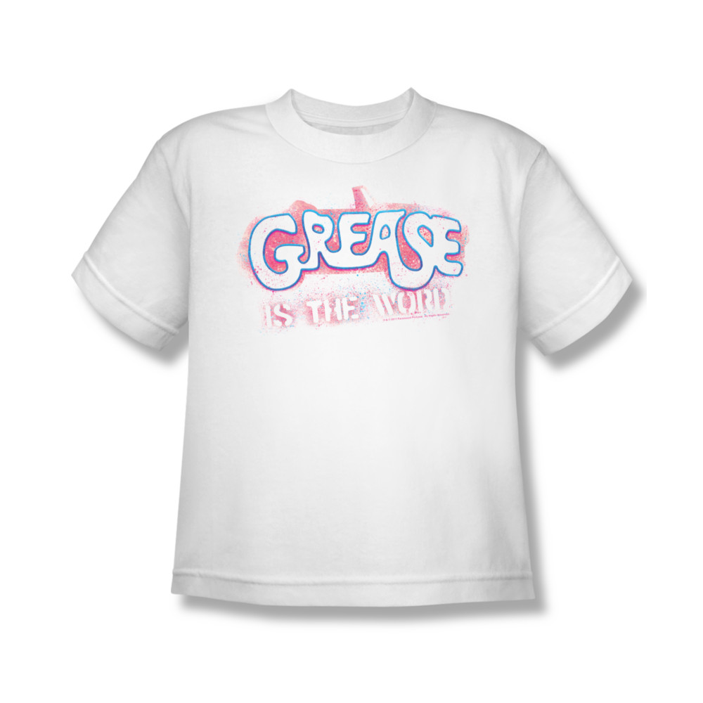 Grease Shirt Kids Grease Is The Word White Youth Tee T-Shirt - Grease ...