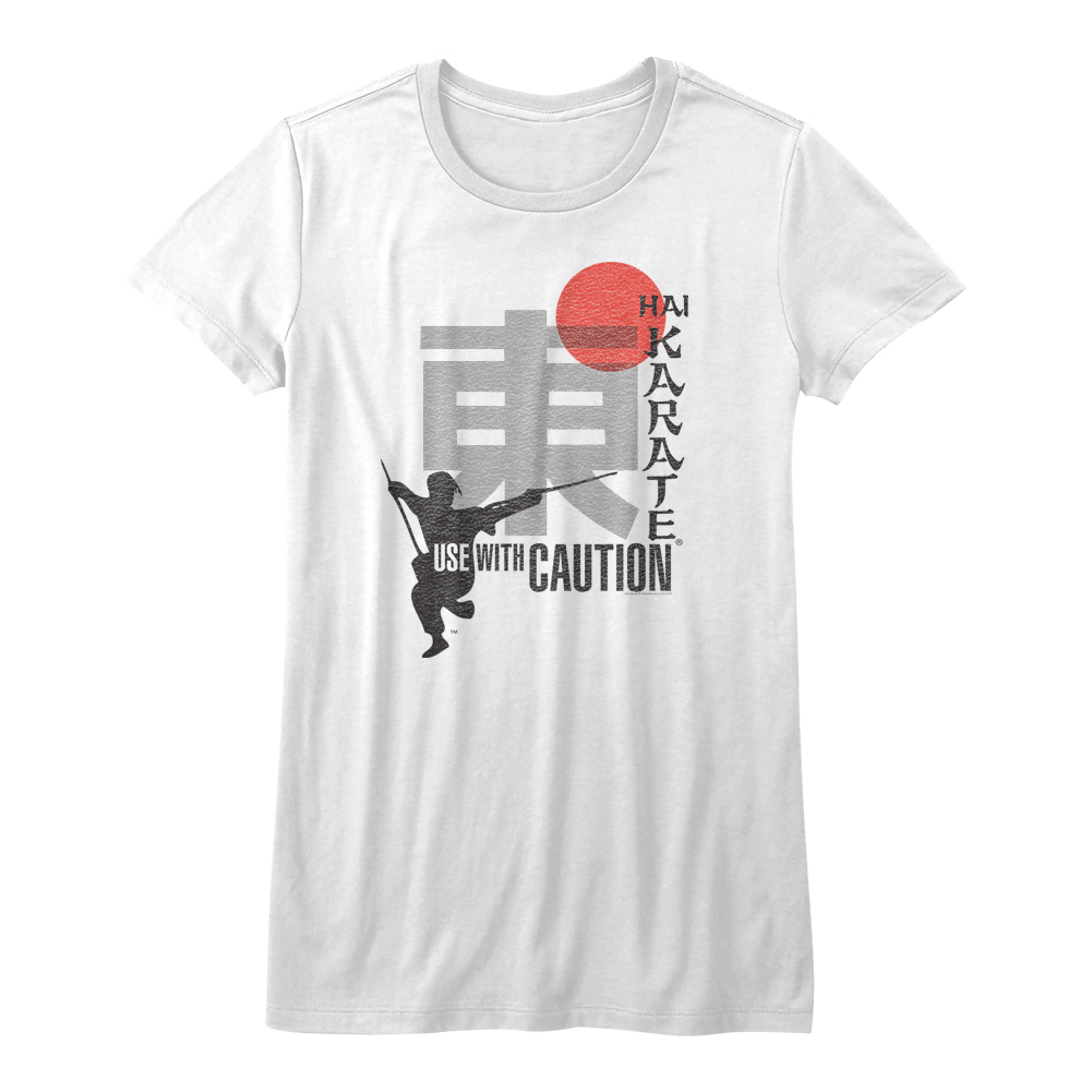 Hai Karate Shirt Juniors Use With Caution White T-Shirt - Hai Karate Shirts