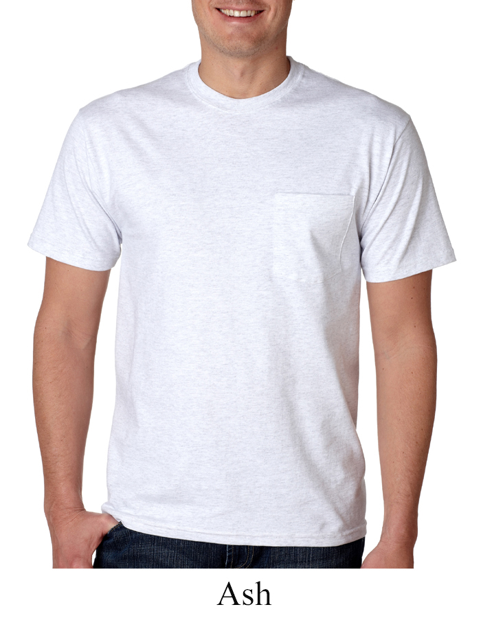 Hanes Tagless T-Shirt With Pocket Tee Shirt - Pocket T-shirts