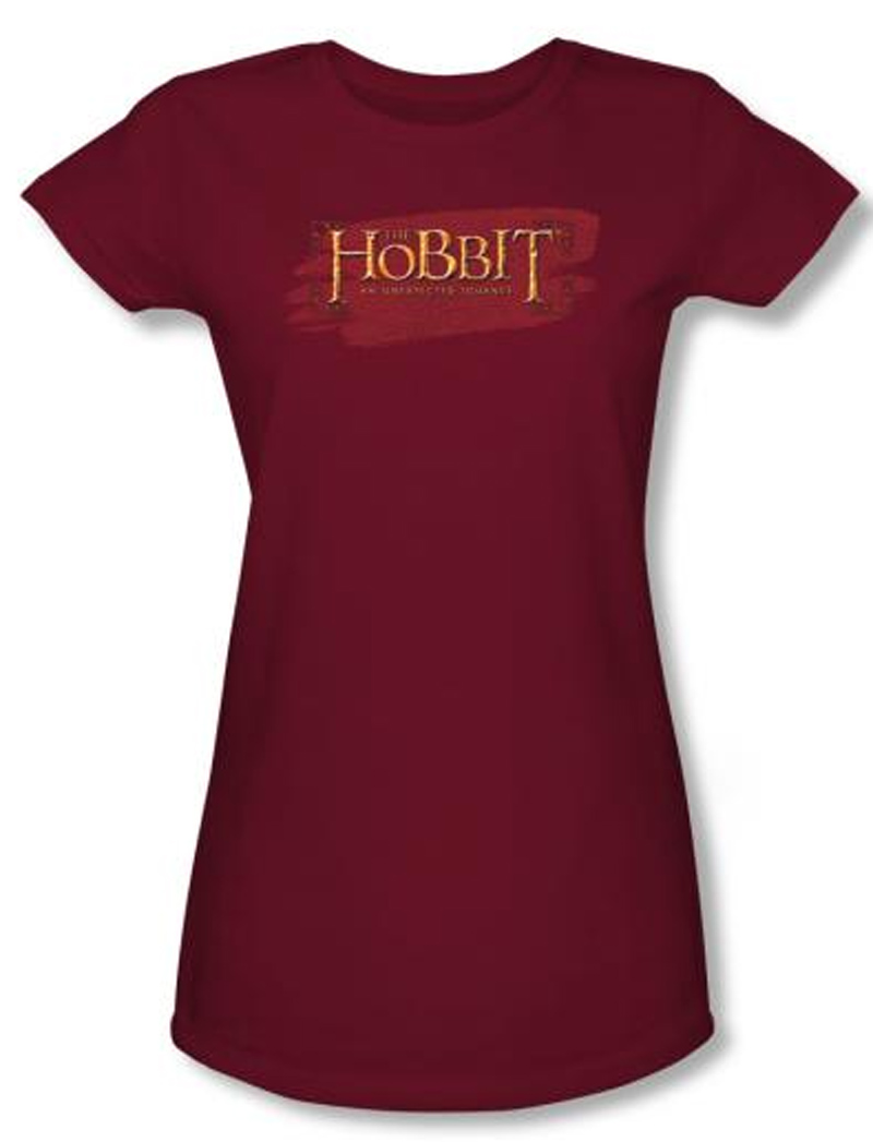 Hobbit Juniors Shirt Unexpected Journey Loyalty Red Logo Cardinal Tee ...