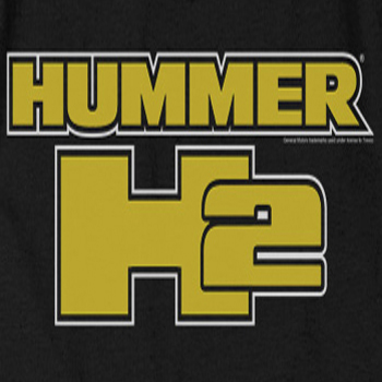 Hummer H2 Block Logo Shirts - Hummer Shirts