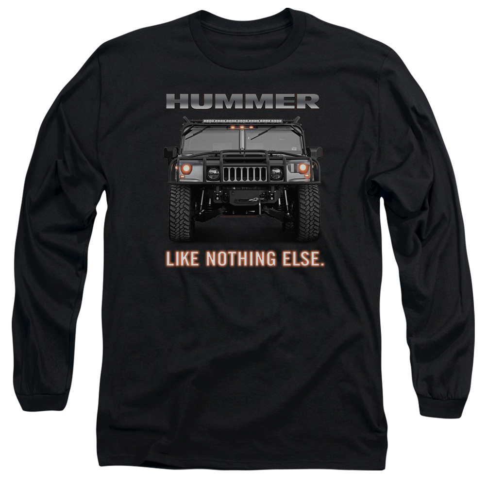Hummer Long Sleeve Shirt Like Nothing Else Black Tee T-Shirt - Hummer ...