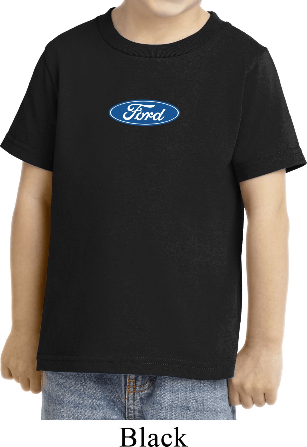 Kids Ford Shirt Ford Oval Middle Print Toddler Tee T-Shirt - Ford Oval ...