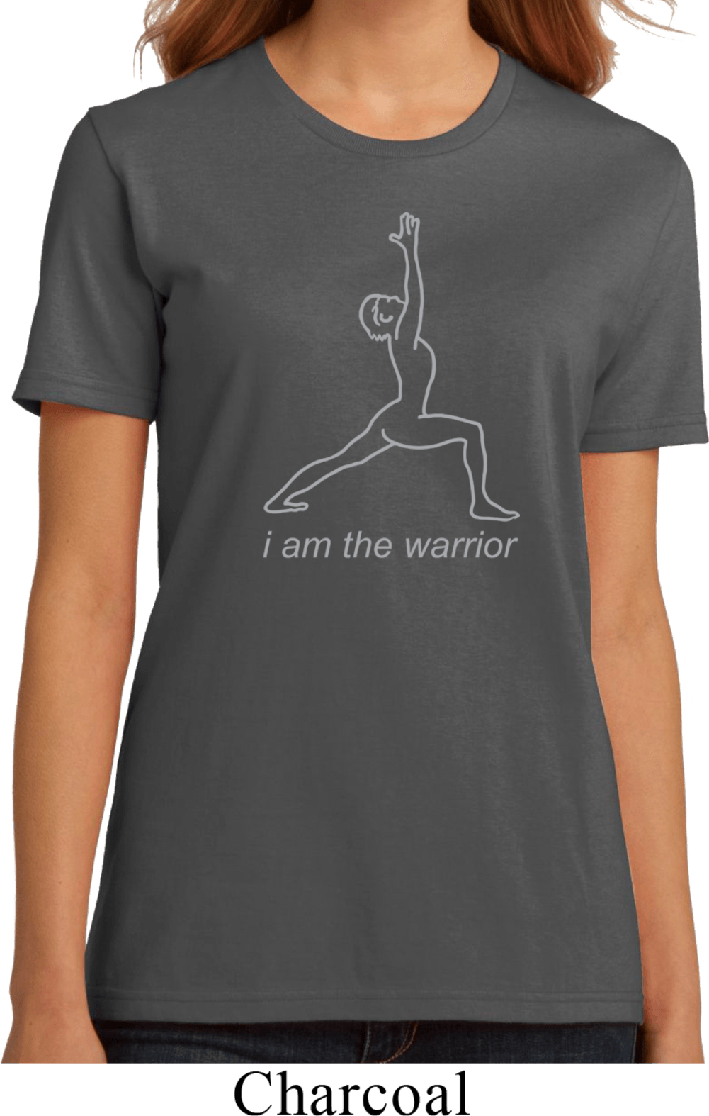 Ladies Yoga Shirt Line Warrior Organic Tee T-Shirt - Line Warrior ...