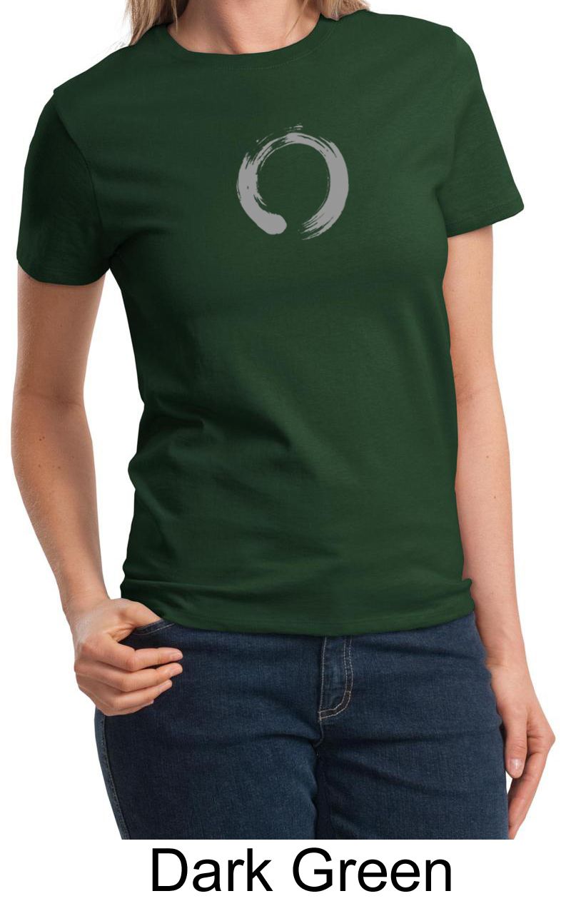 Enso Yoga Ladies T-shirts at Buycoolshirts.com - Enso Zen Ladies Yoga T ...