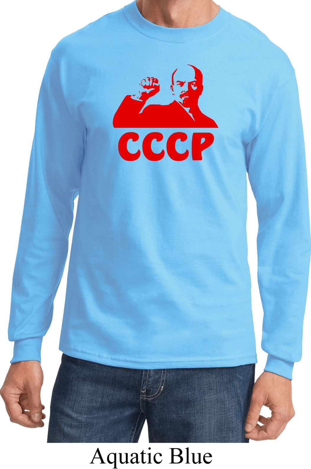 Lenin CCCP Long Sleeve Shirt - Lenin CCCP Mens Shirts