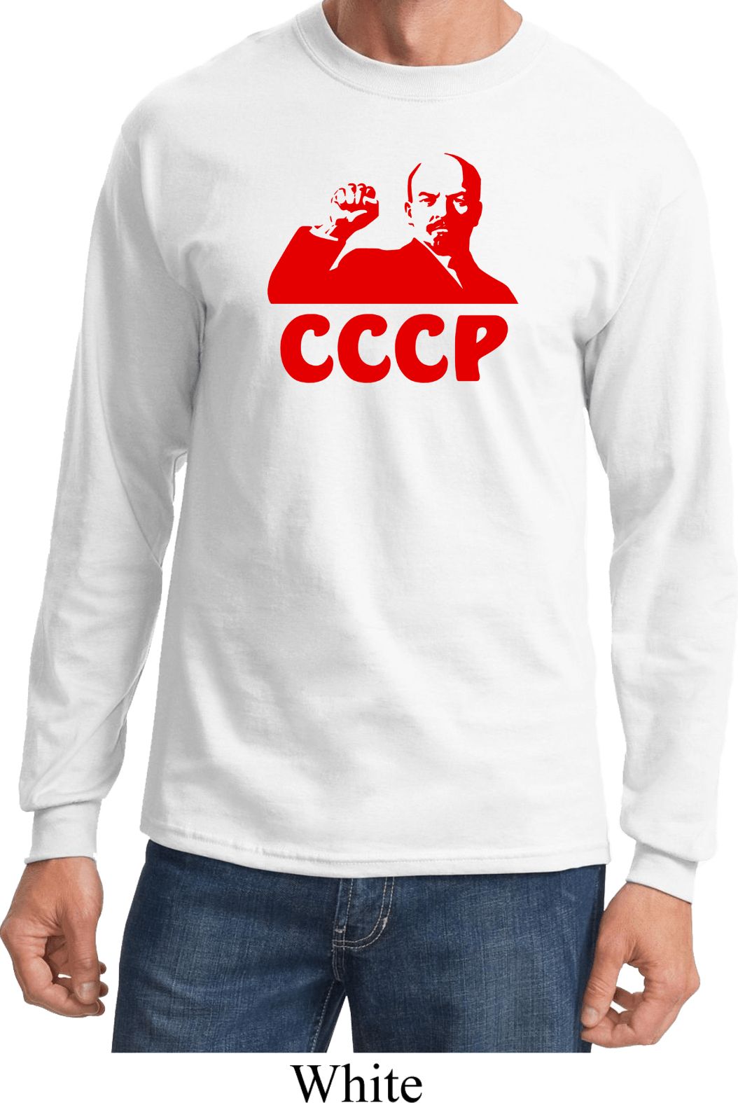 Lenin CCCP Long Sleeve Shirt - Lenin CCCP Mens Shirts