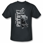 Little Rascals Shirt Juniors V Neck Petey Charcoal T-Shirt - Little ...