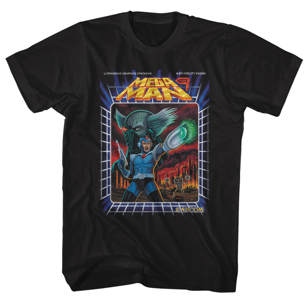 Mega Man Shirt Megawoah Black T-Shirt - Mega Man Shirts
