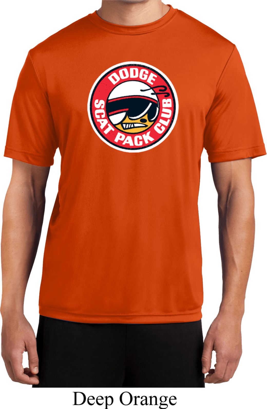Mens Dodge Shirt Dodge Scat Pack Club Moisture Wicking Tee T-Shirt ...