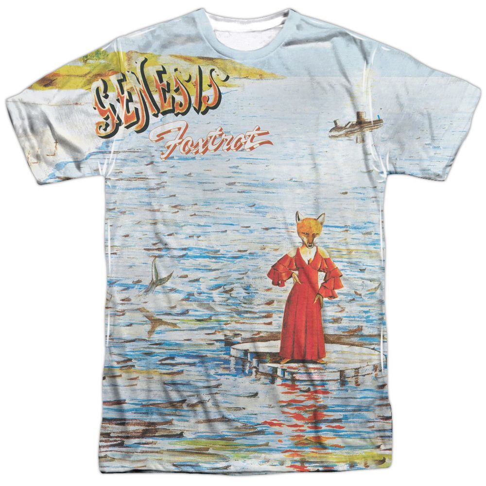 Mens Genesis FOXTROT COVER T-shirt - Front/Back Print - Mens Clearance - XL