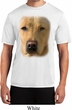 Mens Shirt Big Yellow Lab Face Moisture Wicking Tee T-Shirt - Big ...