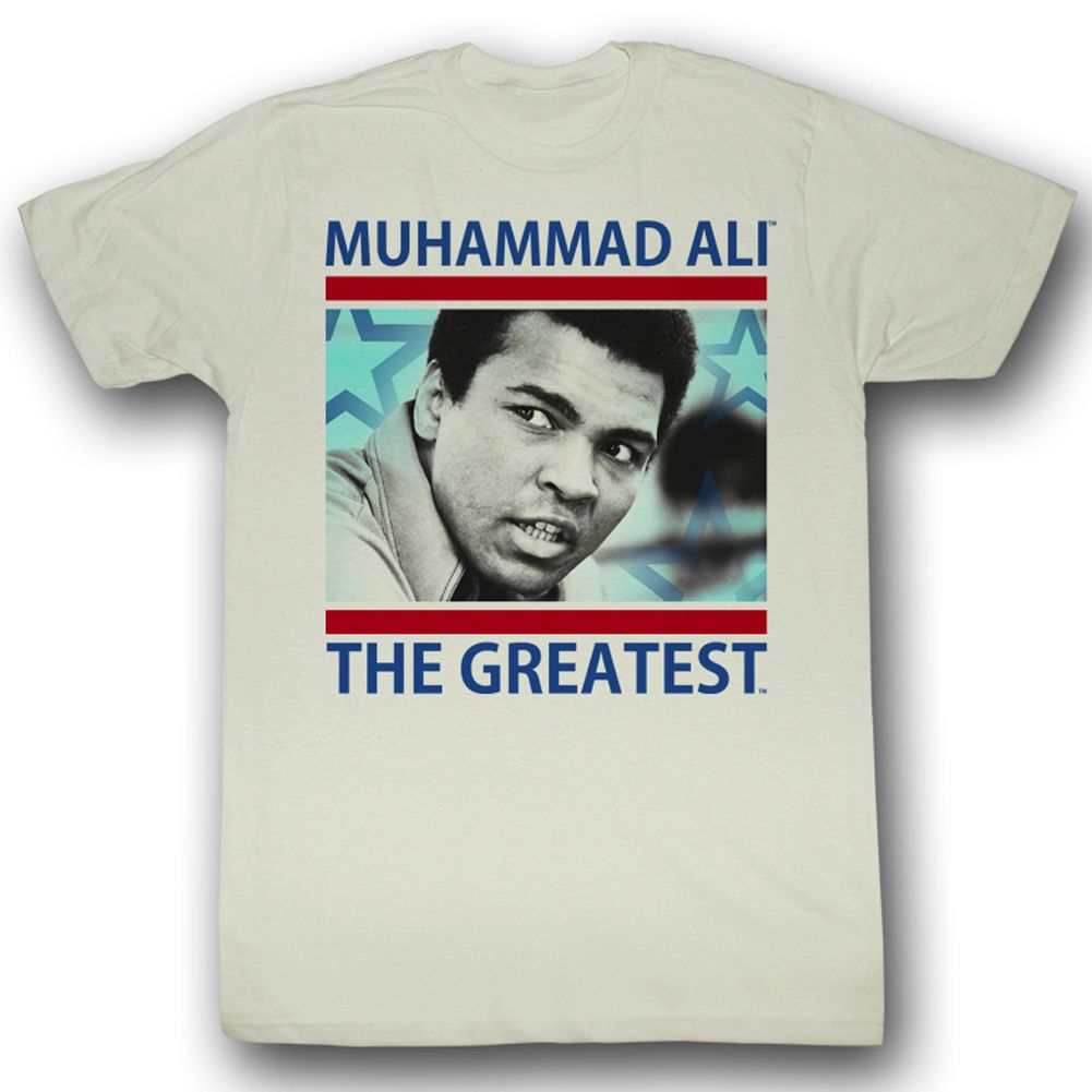 Muhammad Ali Shirt Greatest Adult Natural Tee T-Shirt - Muhammad Ali Shirts