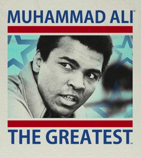 Muhammad Ali Shirt Greatest Adult Natural Tee T-Shirt - Muhammad Ali Shirts